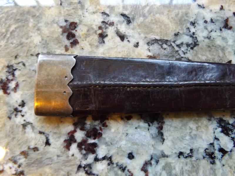 AMERICAN SILVER MOUNTED DAGGER-ORIGINAL SHEATH | Revolutionary War Arms