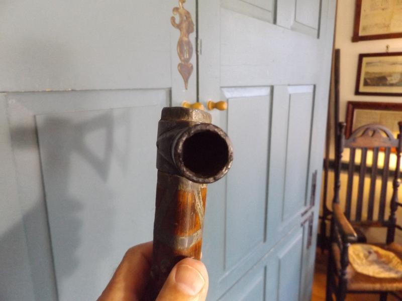 PIPE TOMAHAWK Western Style with Triangular Pierced Blade | Revolutionary War Arms