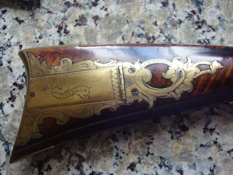 xxSOLDxx Kentucky Rifle signed "J.Kuntz * Philada"and "LIBERTY ...