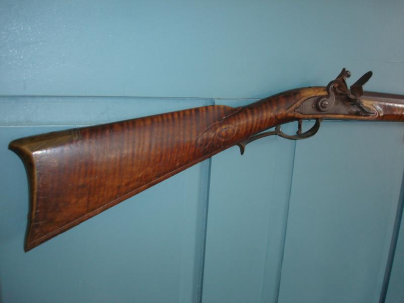 xxSOLDxx Signed Altland Golden Age Raised Carved "Buck & Ball" Rifle ...