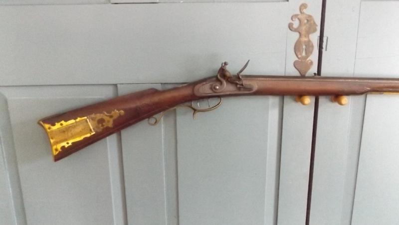 xxSOLDxxRAISED CARVED JACOB KUNTZ RIFLE | Revolutionary War Arms