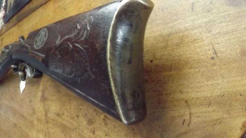 xxSOLDxxRAISED CARVED JACOB KUNTZ RIFLE | Revolutionary War Arms