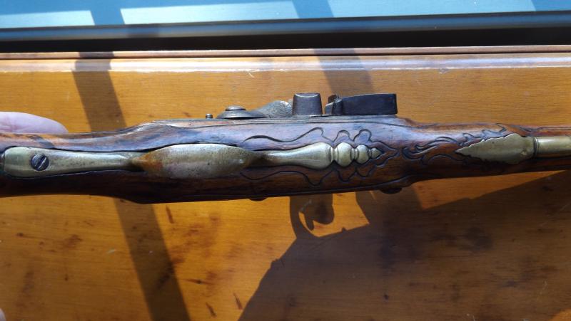 xxSOLDxx FLINTLOCK PISTOL ROCOCO Carved | Revolutionary War Arms