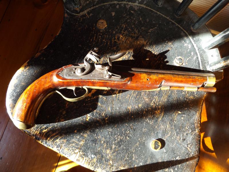 AMERICAN FLINTLOCK "KENTUCKY" PISTOL $1950.00 | Revolutionary War Arms