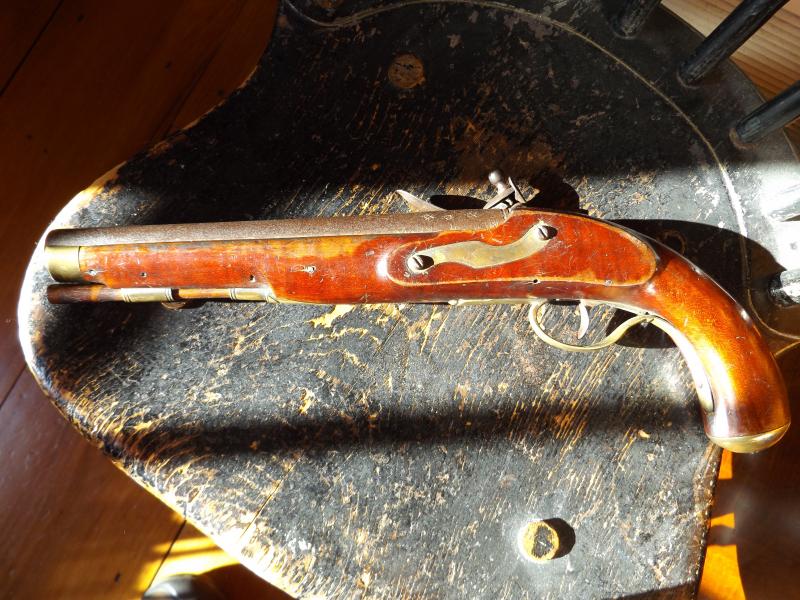 AMERICAN FLINTLOCK "KENTUCKY" PISTOL $1950.00 | Revolutionary War Arms